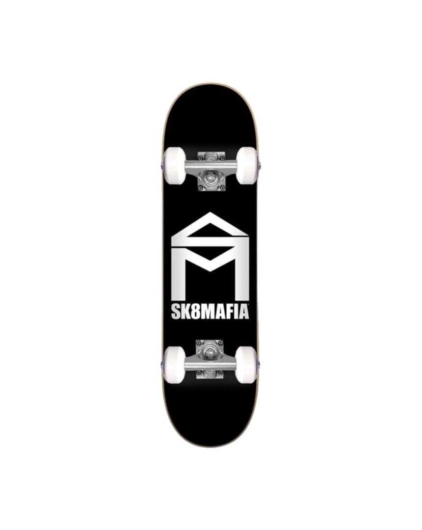 Sk8Mafia House Logo Black Micro Mini Complete – Overload